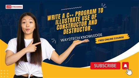 Write A C Program To Illustrate Use Of Constructor And Destructor