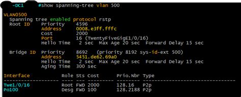 Abnormally Long And Unexpected Stp Rpvst Interface Cost On A Switch