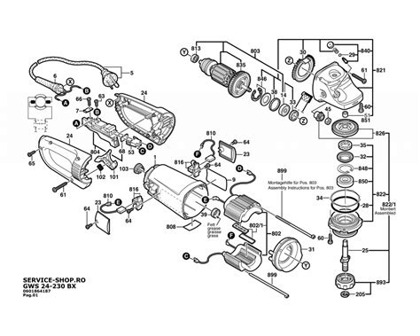 Bosch GWS 24-230 BX (0601864187-AUS) - Service Shop