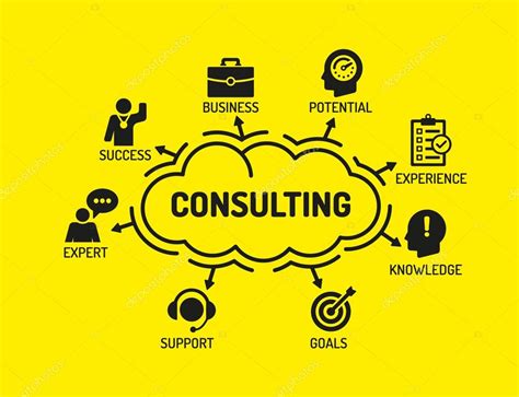 Chart With Keywords And Icons Stock Vector By ©garagestock 119376834