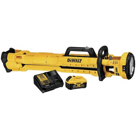 Dewalt 20v Max Lithium Ion Cordless Tripod Light Kit With 6ah Battery