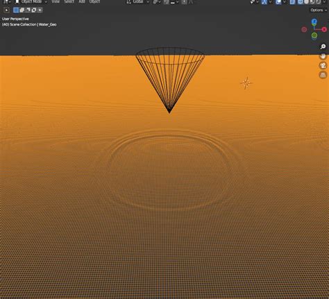 Modeling Wave Dynamic Paint Is Not Circular Blender Stack Exchange