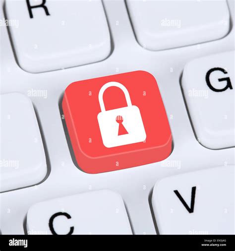 Internet Concept Computer Security Lock Symbol Data Protection Stock Photo Alamy