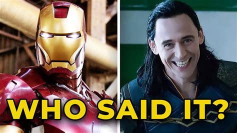MCU Quiz Who Said It Iron Man Or Loki Page