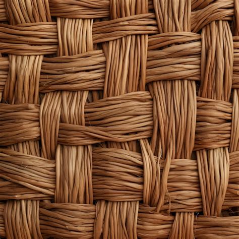 Premium Ai Image Wicker Texture