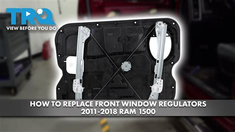 How To Replace Front Window Regulators 2011 2018 Ram 1500 Youtube