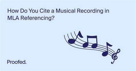 How To Cite A Song Or Album In MLA Referencing Proofed
