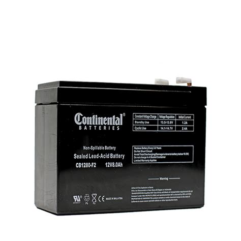 Continental 12 Volt 9 Amp Hour Battery With F1 Termianl