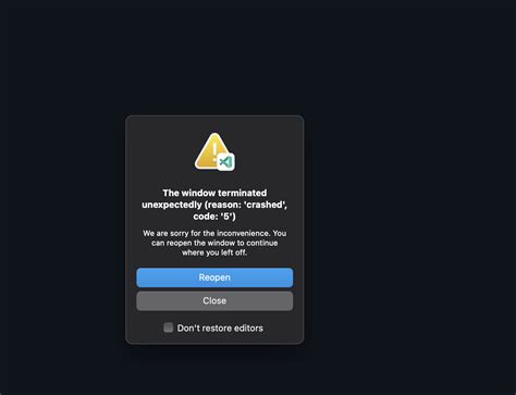 the window keeps crashing · issue 175911 · microsoft vscode · github