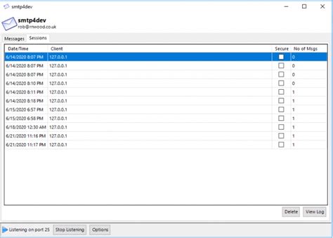 Use Smtp4dev For Testing Emails Without Sending In D365fo