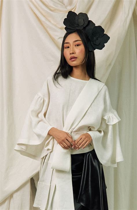 Maria Clara Linen Top Mich Dulce