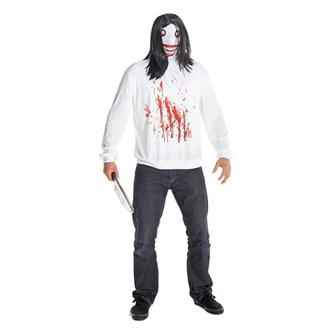 Jeff The Killer Costume Halloween Mask For Halloween Cosplay