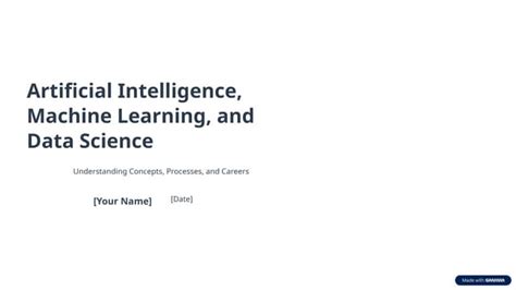 Difference Between Data Science Ai And Machine Learning Pdf