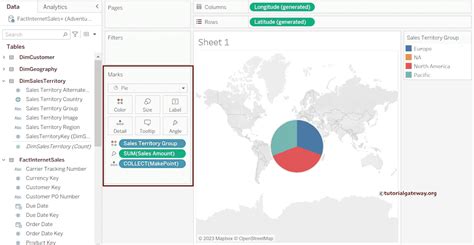 tableau sunburst chart