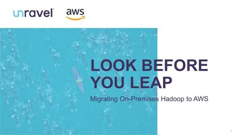 Look Before You Leap Migrating On Premises Hadoop To Aws Pdf Cloud Computing Internet