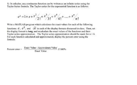 Solved I Just Need A Basic Matlab Scrip No Functions