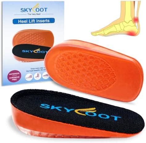 Skyfoot Orthopedic Heel Lift Inserts Shock Absorption And Cushioning