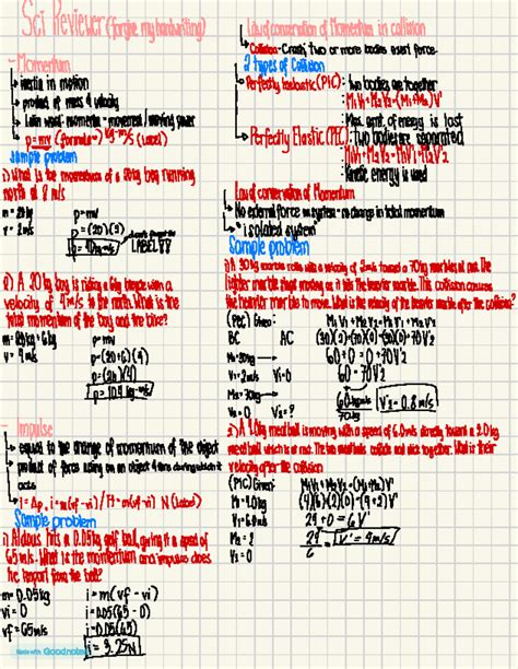 Physics Collisioncrash Sci Reviewer Forgive My Handwriting Aw Of