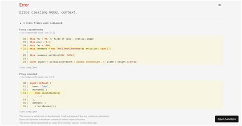 Threejsandvue Forked Codesandbox