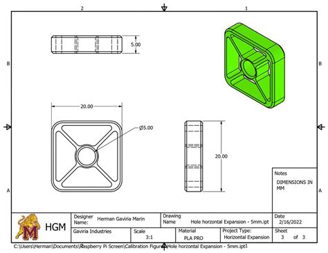 Horizontal Expansion Calibration Figures By Herman Gaviria Marin