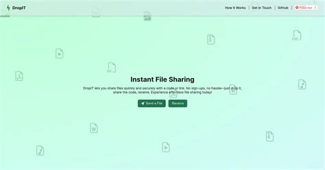 Dropit Instant File Sharing Made Easy