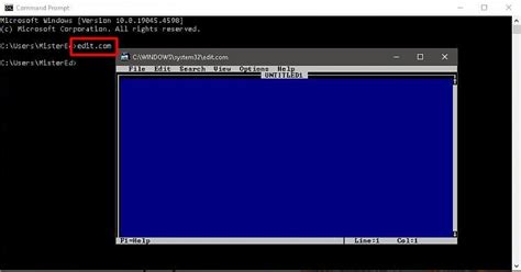 Editing In Dos Solved Windows 10 Forums