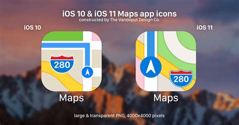IOS 10 And 11 Maps App Icon Bundle Large PNGs By Uselessdesires On DeviantArt