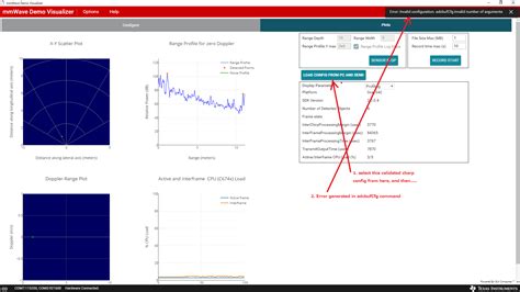 Iwr1642boost How To Configure Charp Config On Visualizer Sensors
