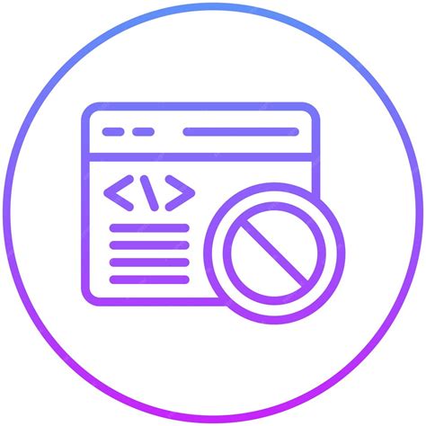 Premium Vector Code Block Vector Icon Illustration Of No Code Iconset