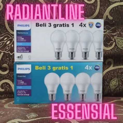 Jual Lampu LED Philips Beli 3 Gratis 1 Dapat 4 Lampu Garansi 3 Tahun Syarat Dan Ketentuan