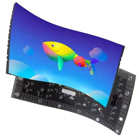 P4 320x160mm Indoor Capacitive Circular Curved Soft Led Module