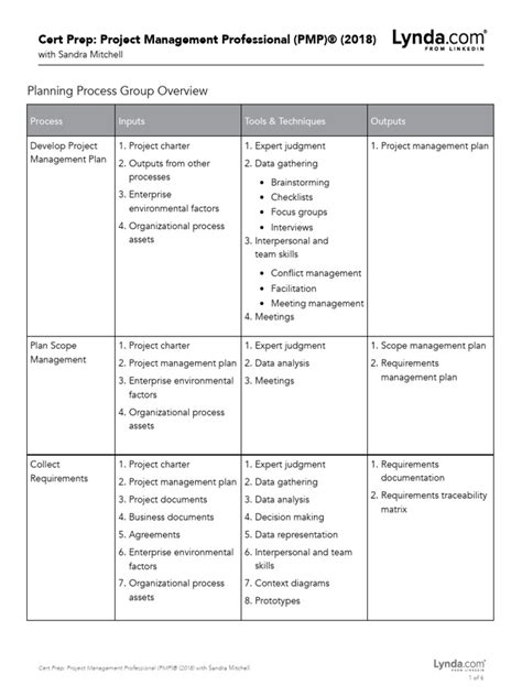 0205 Planning Process Group Pdf Project Management Risk