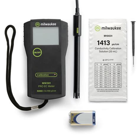 Conductivity Meter with ATC Range to µS cm