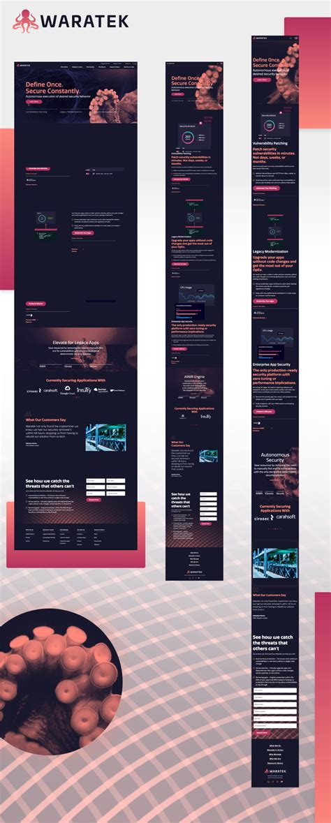 Waratek Cyber Security Brand Development Website Design Bluetext