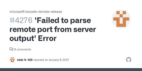 failed to parse remote port from server output error · issue 4276