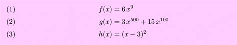 Derivatives Of Polynomials Expii