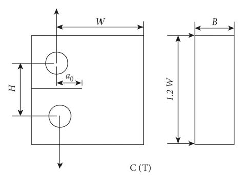 Geometry Of The Ct Specimen Download Scientific Diagram