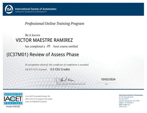 International Society Of Automation Review Of Assess Phase Pdf
