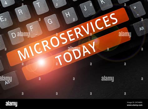 Conceptual Display Microservices Business Approach Software