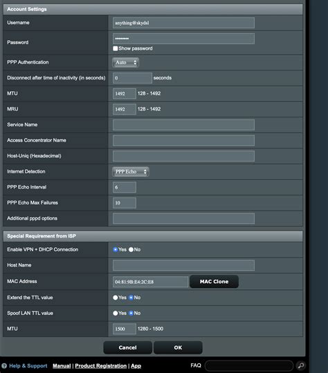 Installation Of Dsl Ax82u For Sky Fibre Ireland Sky Community