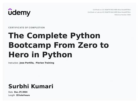 Surbhi Kumari On Linkedin Pythondeveloper Coding Udemy Programming Skillup Machinelearning