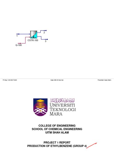Hysys Simulation Pdf Chemical Reactor Physical Sciences