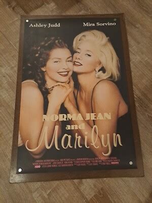 Norma Jean And Marilyn 1996 Orig Ss 27x40 Movie Poster Ashley Judd