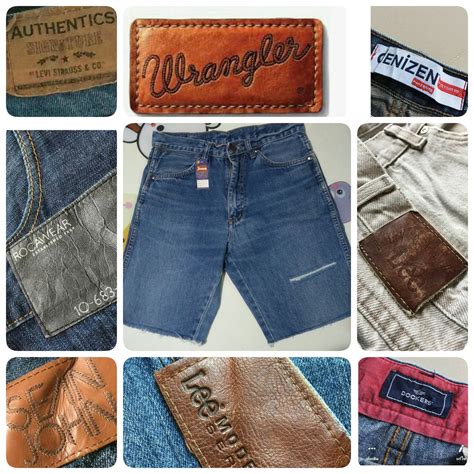 กางเกงยีนส์ขาสั้น แบรนด์เนมแท้