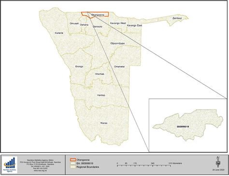 A Map Of Namibia Regions And Area Under Study Inserted Image Download Scientific Diagram