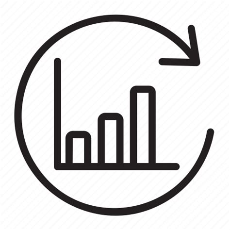 refresh cycle graph reload arrows business and icon download on