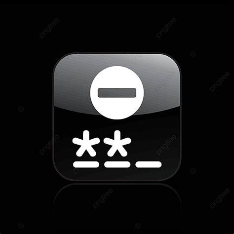 Vector Illustration Of Single Password Icon Credentials Codes Passwords