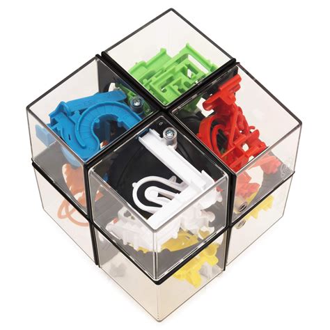 Rubiks Perplexus Hybrid 2 X 2 Challenging Puzzle Maze Skill Game For