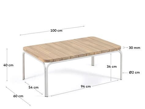 Table Basse En Bois Massif Acacia E Terrasses
