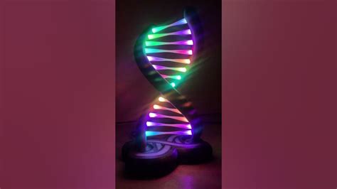 rgb double helix lamp 3d printable effect preview youtube